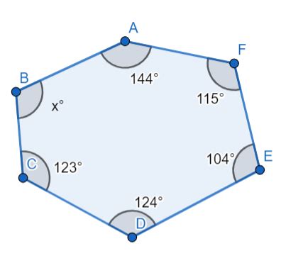 What Is The Sum Of Interior Angles A Convex Hexagon Home Alqu