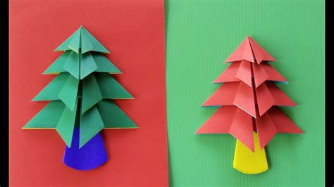 พับต้นคริสต์มาส 3 Origami Christmas Tree Plaubon Youtube