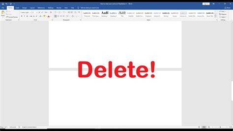how do i delete pages on microsoft word