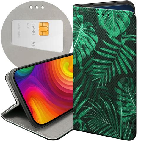 Etui Z Klapką Do Xiaomi Redmi Note G Wzory Liście Liściaste Natura Case Hello Case Sklep