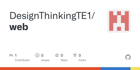 GitHub DesignThinkingTE1 Web