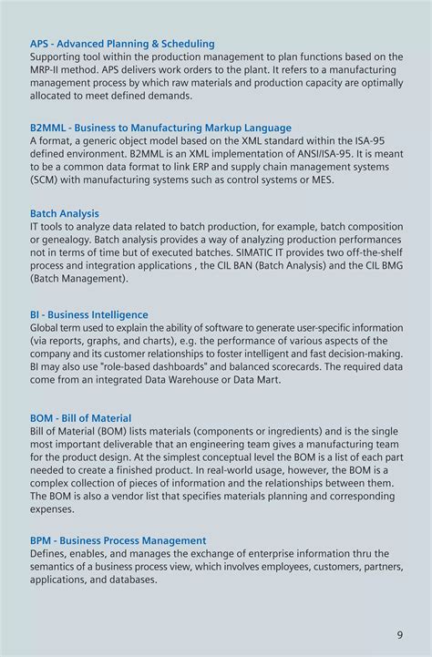 Mes Manufacturing Execution System Pocket Guide Pdf