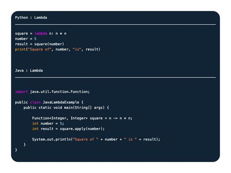 Python Bites On Linkedin Python 🐍 Lambda Vs Java ☕ Lambda