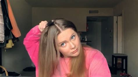Easy Voluminous Straight Hair Tutorial Upstyle