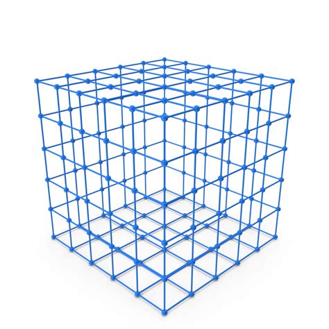 Blue Grid Patterned Cube PNG Images PSDs For Download PixelSquid S