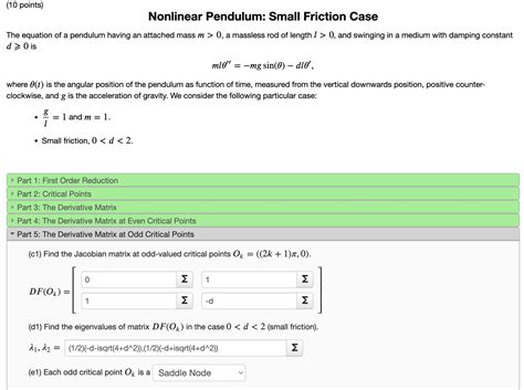 Solved Part 2 Critical Pointspart 3 The Derivative