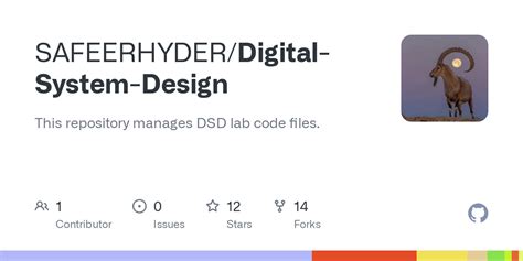 GitHub SAFEERHYDER Digital System Design This Repository Manages DSD Lab Code Files