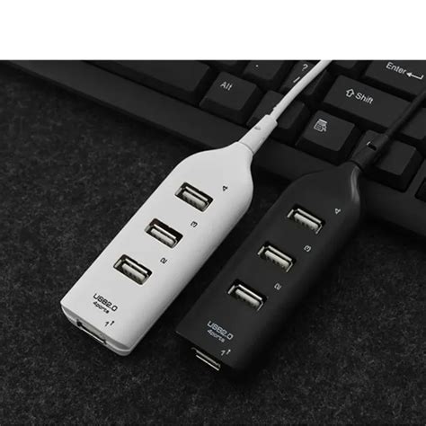 Usb Splitter 4 Port High Speed Data Hub Multi Usb Adapter 2 0 Mini Extension For Pc Laptop And