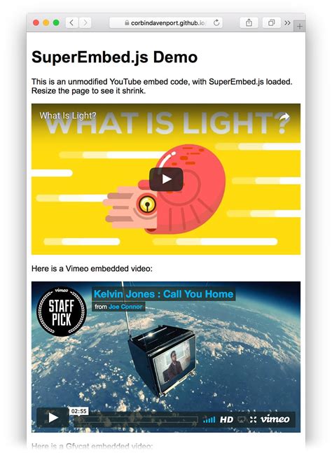 embed responsive videos easily with superembed js hongkiat