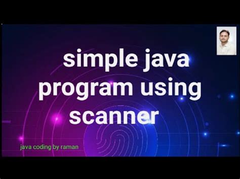 Simple Program Using Scanner In Java YouTube