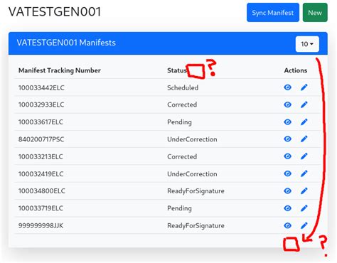 Filter MTN By Status Issue USEPA Haztrak GitHub