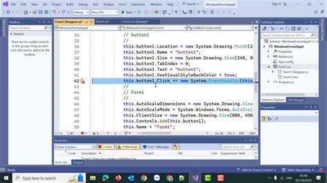 Lổi Xem Giao Diện C Winform Youtube