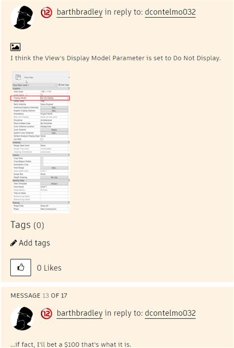 Solved Model Info Disappeared In Plan View Page 2 Autodesk Community