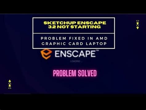 How To Fix Enscape Not Showing On Sketchup 100 Solution For Enscape