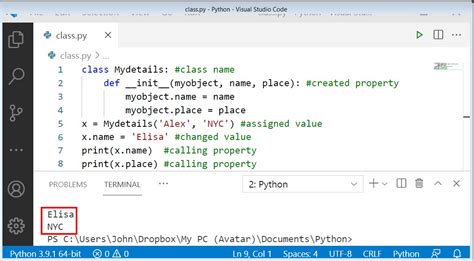 Quick Introduction To Python Class And Object Codingstreets