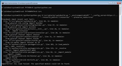 Stuck Trying To Build WinPE Environment Issue Google Glazier GitHub