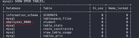 Bug Optimize Show Open Tables Xxx Statment Issue Arana Db Arana GitHub