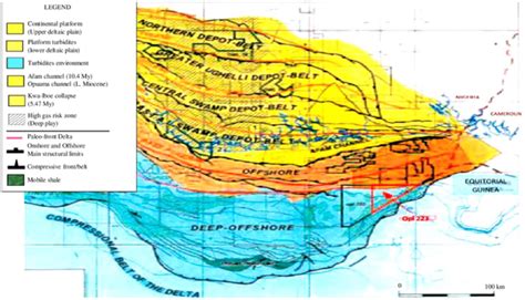 Niger Delta Map Showing All The Depobelts Download Scientific Diagram