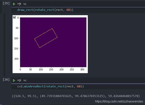 关于不同版本opencv的cv2 Minarearect函数输出角度范围不同的问题 Opencv Minarearect 返回角度 Csdn博客