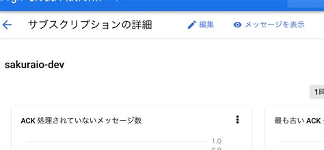 Google Cloud Pub Subとの連携 sakura io ドキュメント