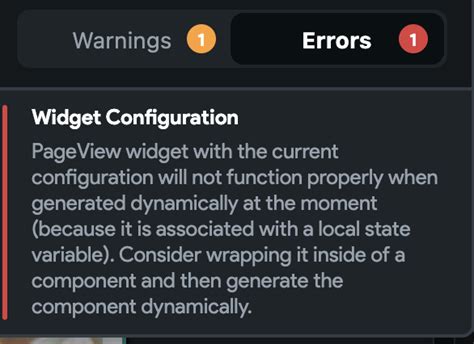 Widget Configuration Error · Issue 141 · Flutterflowflutterflow Issues · Github
