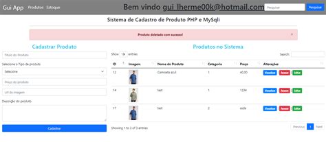 Github Gui00kfull System Of Admin Page For Product Registration In
