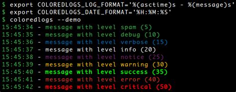 API Documentation Coloredlogs 15 0 1 Documentation