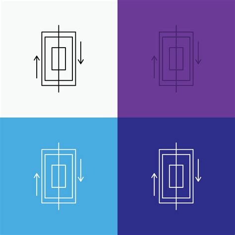 Sync Synchronization Data Phone Smartphone Icon Over Various Background Line Style Design