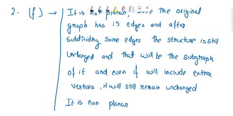 solved 120 which of the following graphs are planar either show a