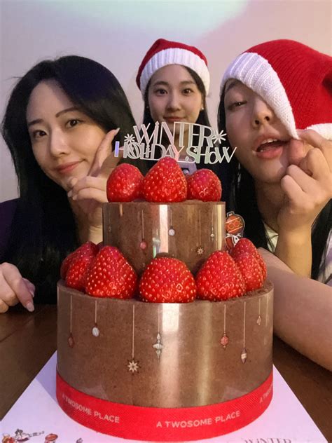 투썸플레이스 케이크 딸기 생크림 2단 홀리데이 스트로베리쇼🍓 네이버 블로그