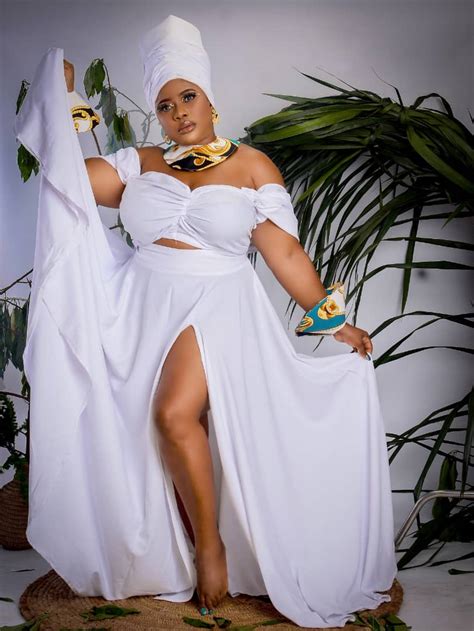 The World Is My Stage Actress Queeneth Agbor Stuns In Angelic Themed Shoot Celebrities