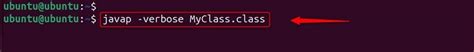 Javap Command In Linux