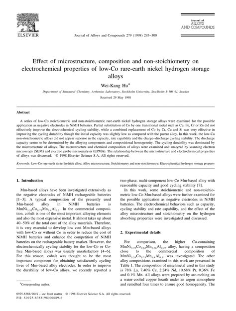 Pdf Effect Of Microstructure Composition And Non Stoichiometry On