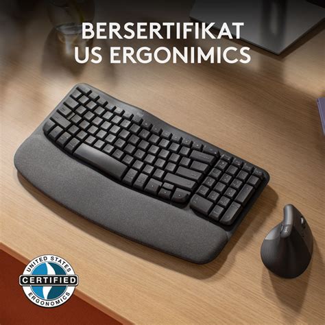 Jual Logitech Wave Keys Keyboard Ergonomis Wireless Bluetooth Dan Multi Os Windows Mac With