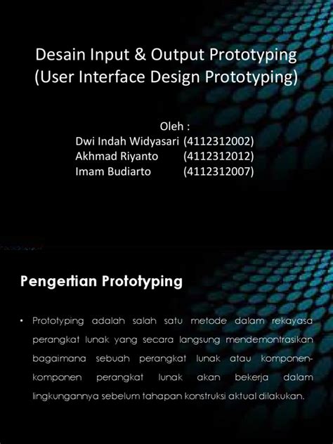 desain input and output prototyping pdf