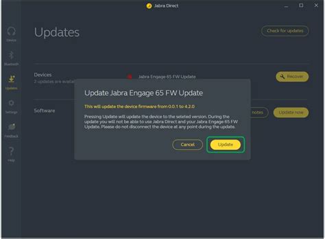 How Do I Manually Update The Firmware On My Jabra Device Using Jabra Direct Instructions