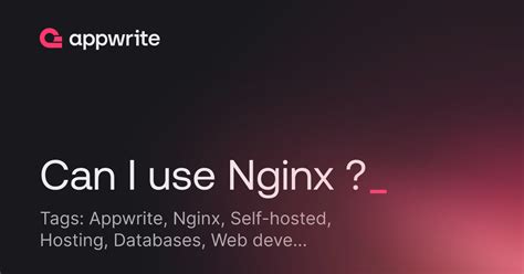can i use nginx threads appwrite