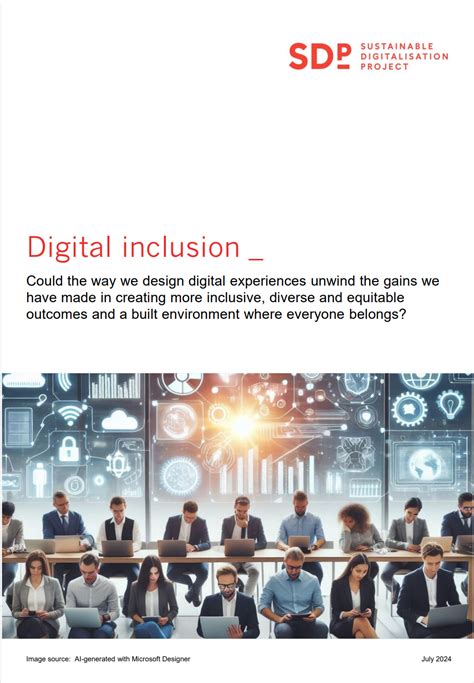 Digital Inclusion — Sustainable Digitalisation Project