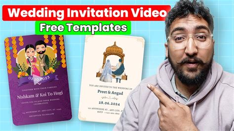 Editable Hindu Wedding Invitation Video Templates Free Infoupdate Org