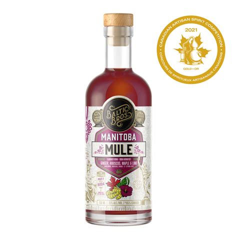 Baltic Bros Manitoba Mule Vodka 750ml Capital K Distillery Made By Manitoba