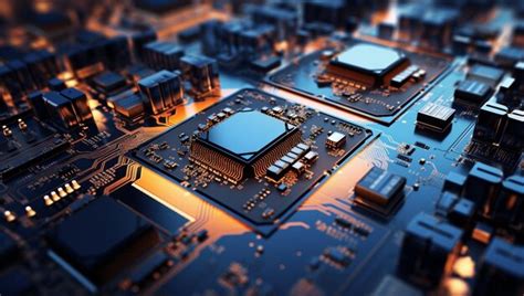 Premium Photo Semiconductor Circuit System Technology Microchip