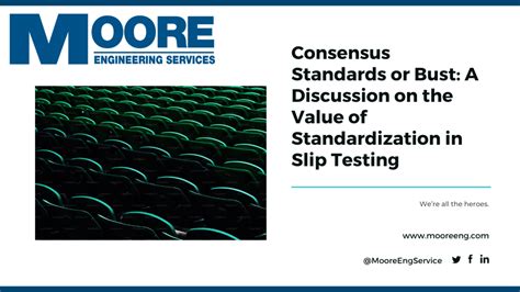 Consensus Standards Or Bust A Discussion On The Value Of