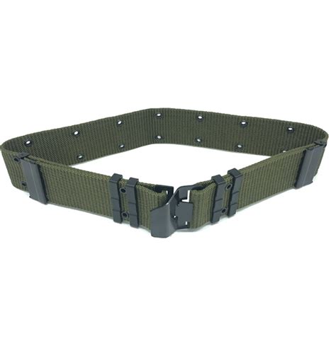 국산 오리지널 탄띠 국방색 군용 벨트 요대 허리띠 산업용 등산 서바이벌 밀리터리 군인 By 티몬