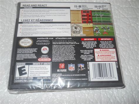 Electronic Arts Madden Nfl 08 Nintendo Ds Buy Best Price In Uae