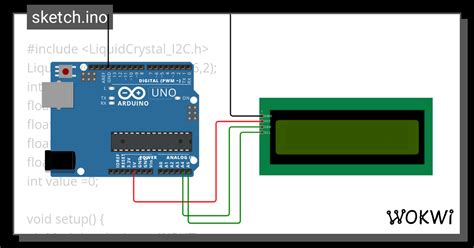 Adc To I2clcd Wokwi Esp32 Stm32 Arduino Simulator