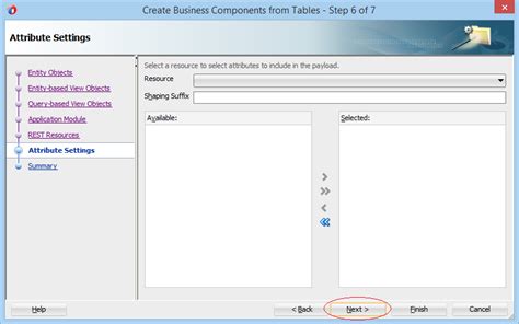 steps to create a adf fusion web application using adf business