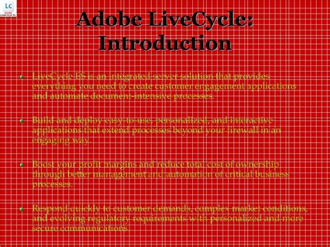 PPT Adobe LiveCycle Development PowerPoint Presentation Free Download ID 31979