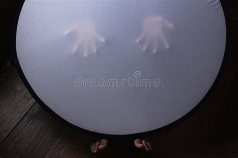 The Experimental Portrait Shows Only The Feet And Hands Stock Photo Image Of Portrait Black