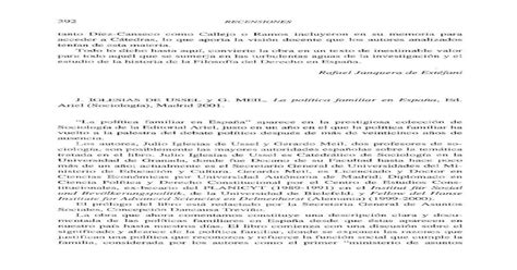 Iglesias De Ussel Y G Meil