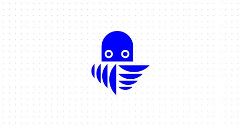 Curious Octopus Logo For Sale Bootstrap Logos